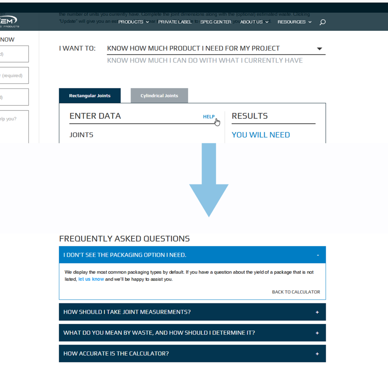 Caulk Yield Calculator Guide - Everkem Diversified Products