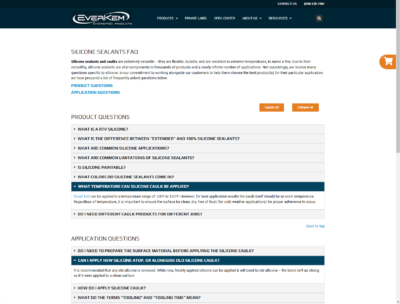 A Comprehensive Guide To Silicone Sealants - Everkem Diversified Products